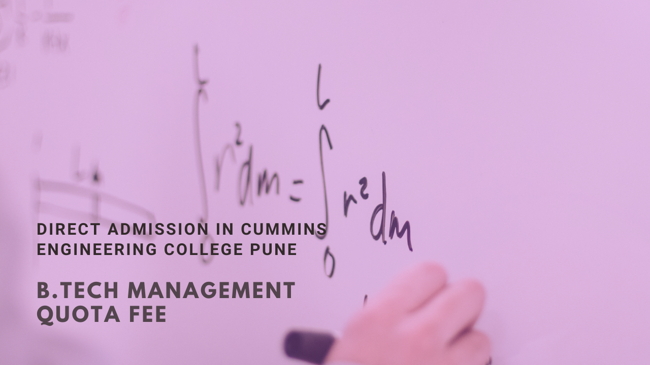 Direct Admission in Cummins Engineering College Pune 2026
